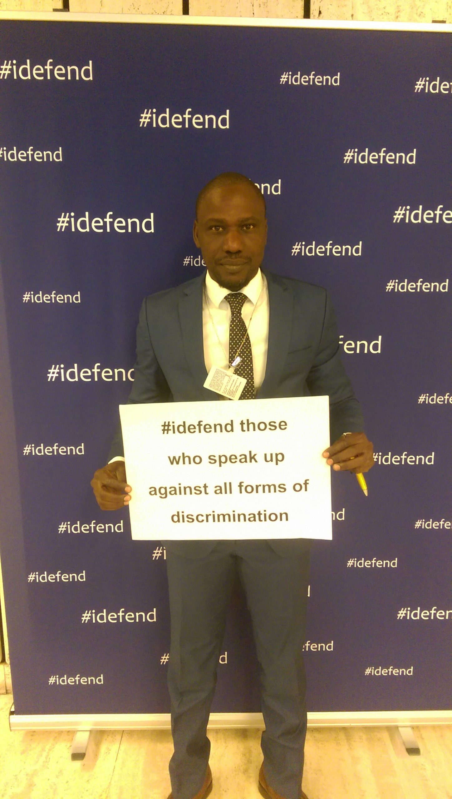 Joseph Bikanda Coordinator Of Pan African Human Rights Defenders
